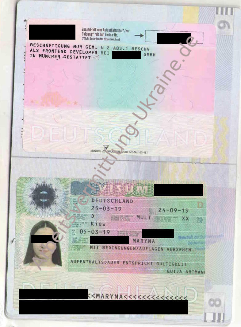 Bluecard-Visum für eine Frontend Developerin in München ...